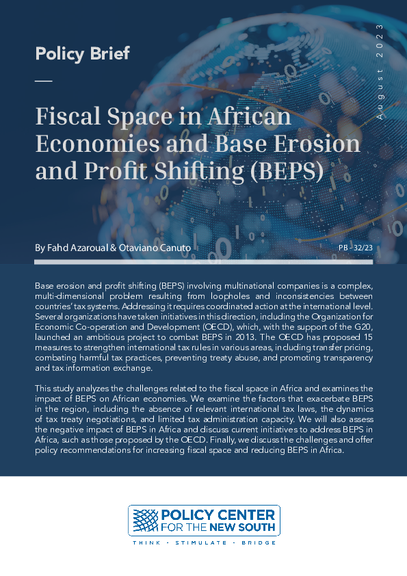 (PDF) Fiscal Space in African Economies and Base Erosion and Profit ...