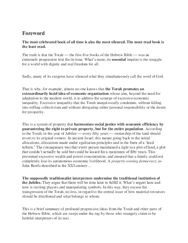 (PDF) The Progressive Bible: Little-Known Ideas from the Most-Known Book