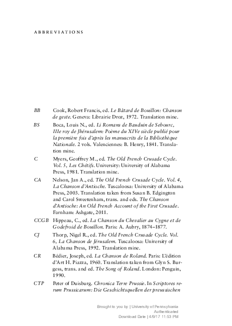 (PDF) The Knight, the Cross, and the Song: Crusade Propaganda and ...