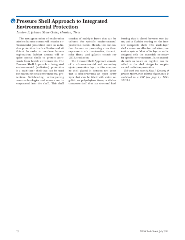 (PDF) Pressure Shell Approach to Integrated Environmental Protection ...