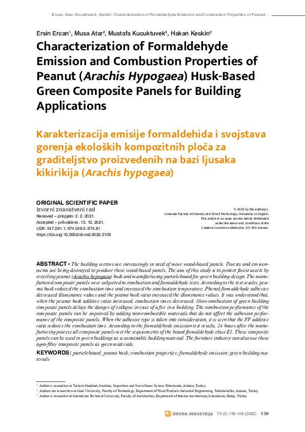 (PDF) Characterization of Formaldehyde Emission and Combustion ...