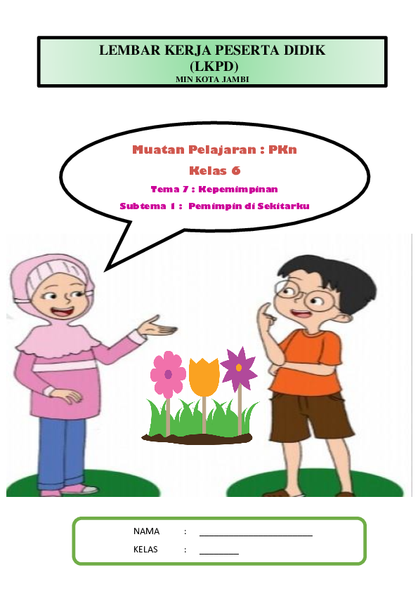 (PDF) LEMBAR KERJA PESERTA DIDIK (LKPD