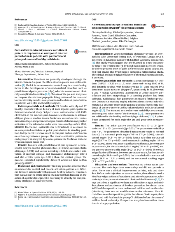 (PDF) A new therapeutic target in equinus: Botulinum toxin injection ...