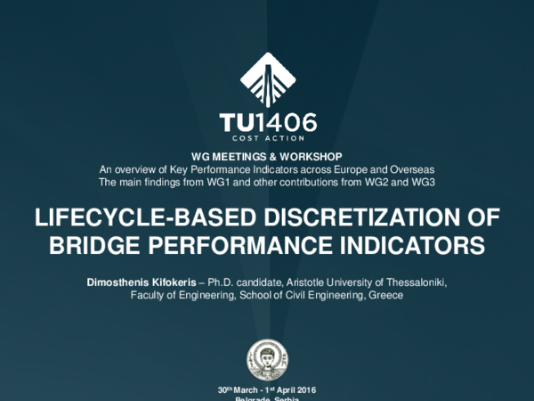 Lifecycle-based discretization of bridge performance indicators