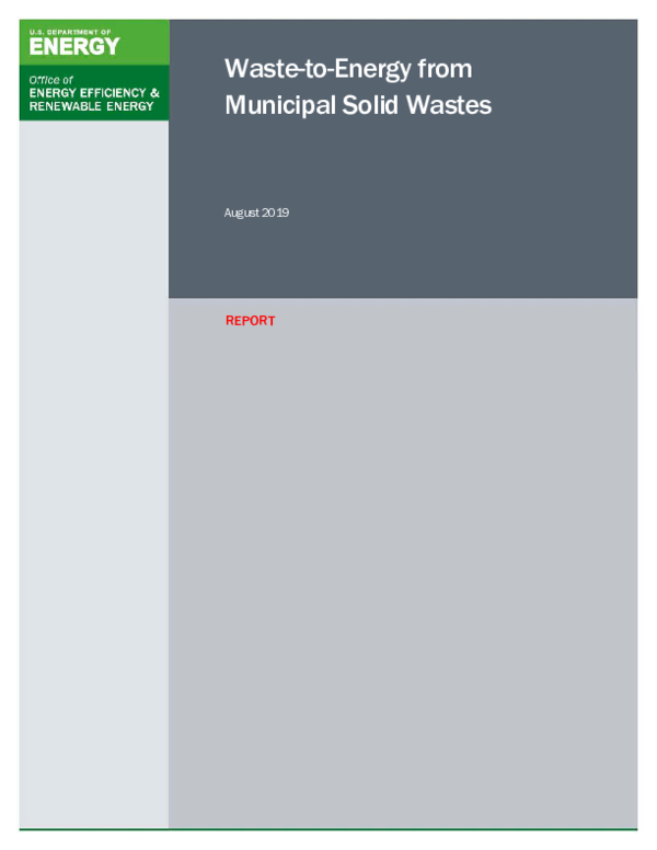 (PDF) WASTE TO ENERGY IS A SOLUTION FOR MUNICIPAL SOLID WASTE ...