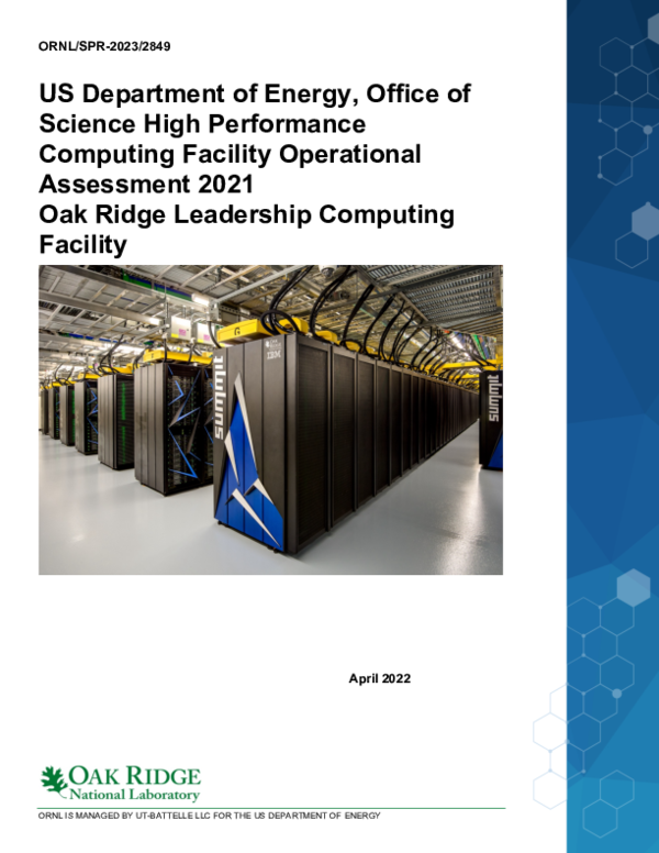 (PDF) 2021 Operational Assessment - OLCF