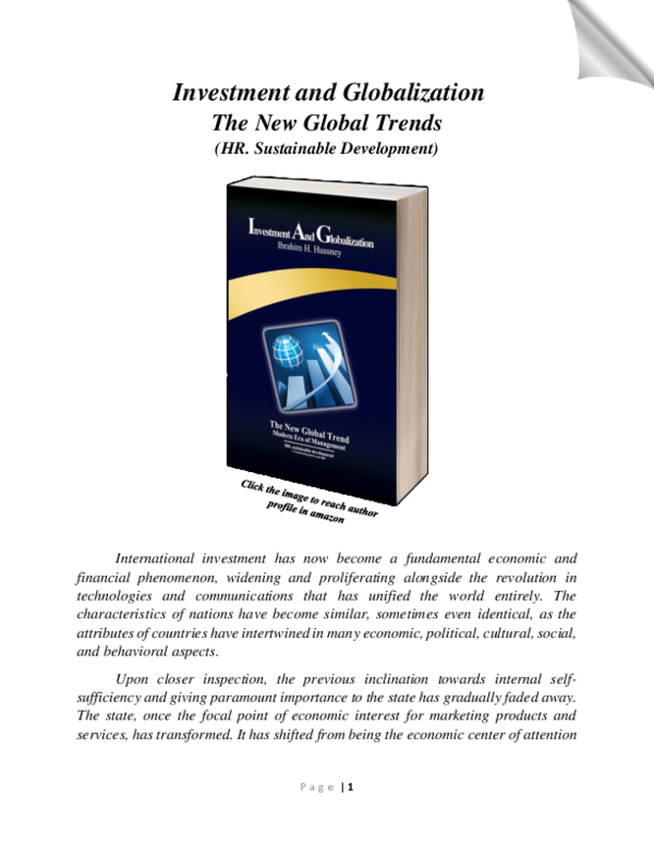 (PDF) Investment and Globalization The New Global Trends