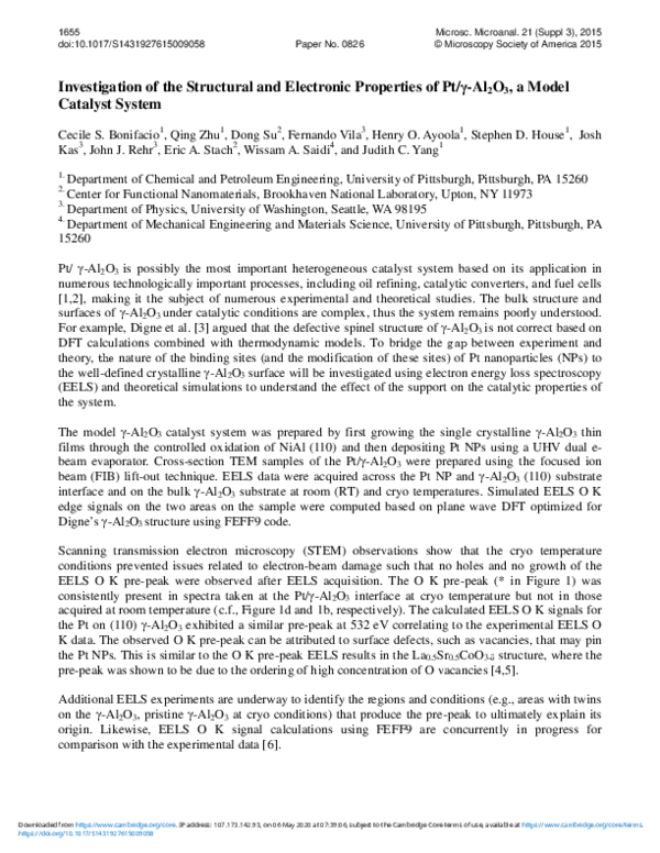(PDF) Investigation of structural and electronic properties of graphene oxide | ATIF SATTAR ...