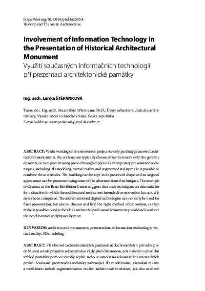 (PDF) Involvement of Information Technology in the Presentation of ...