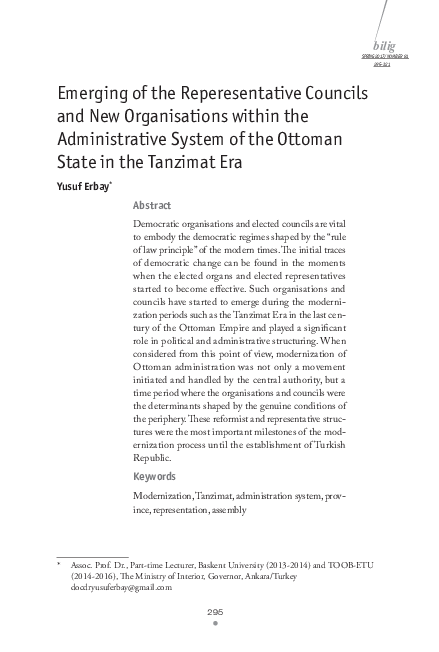 (PDF) Emerging of the Reperesentative Councils and New Organisations ...