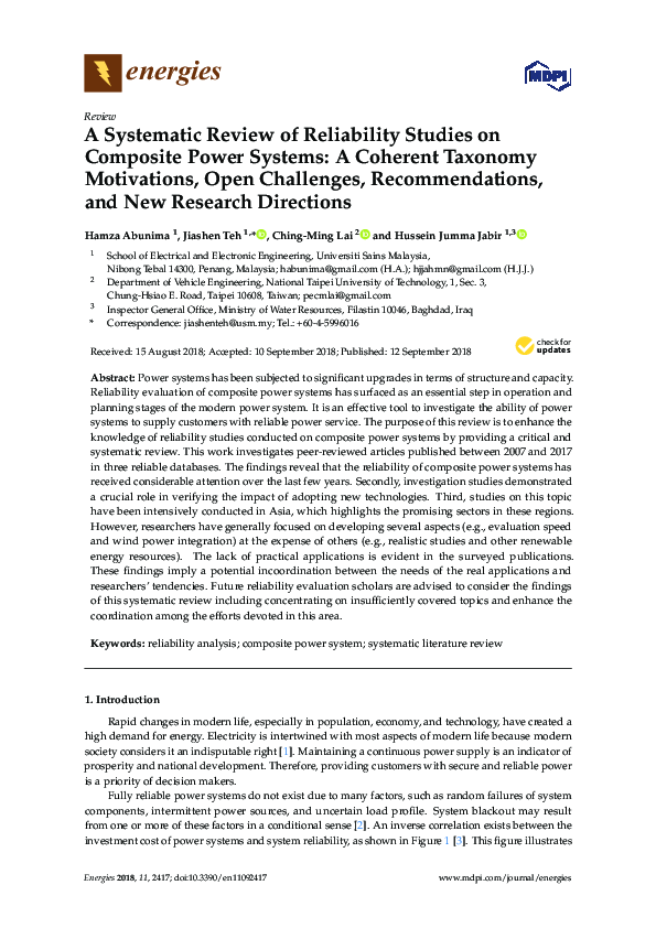 (PDF) Reliability Evaluation of Composite System with Aging Failure | Tanay Lakshman - Academia.edu
