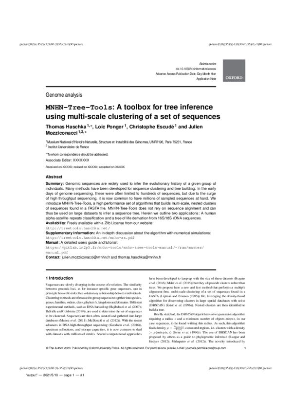 (PDF) MNHN-Tree-Tools: a toolbox for tree inference using multi-scale clustering of a set of ...