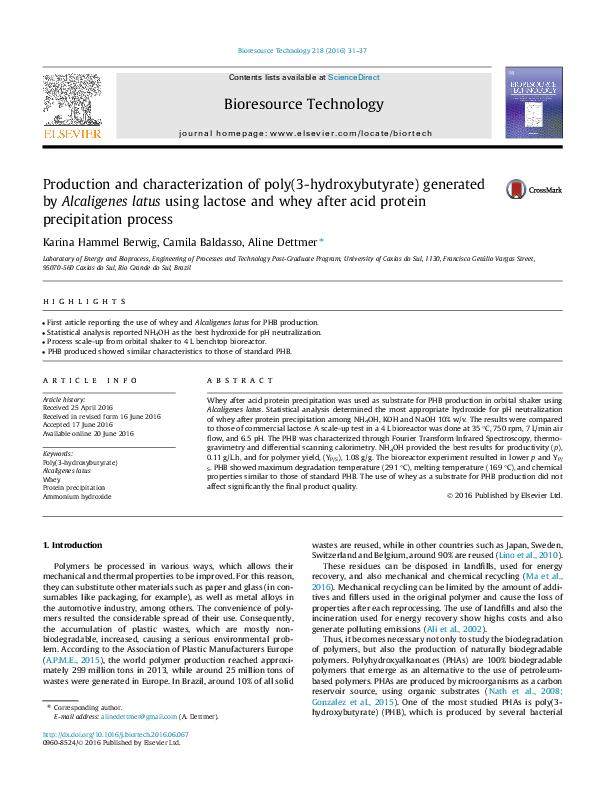 (PDF) Production and characterization of poly 3-hydroxybutyrate-co-3-hydroxyvalerate in wheat ...