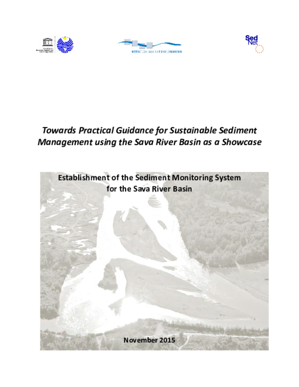 (PDF) Establishment of the Sediment Monitoring System for the Sava ...