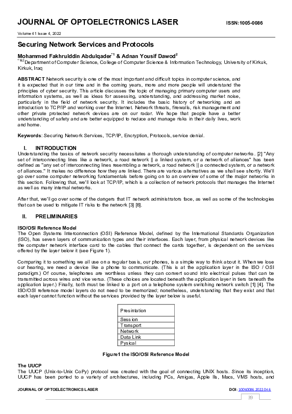 (PDF) JOURNAL OF OPTOELECTRONICS LASER