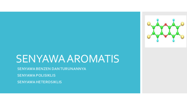 (PDF) 10 SENYAWA AROMATIS