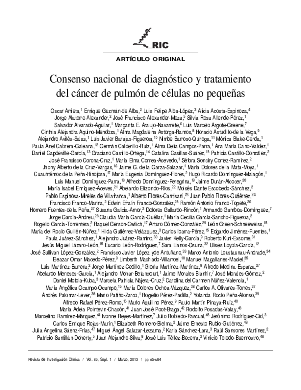 (PDF) Consenso nacional de diagnóstico y tratamiento del cáncer de pulmón de células no pequeñas ...