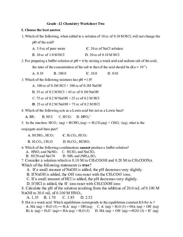 (DOC) G-12 chem worksheet