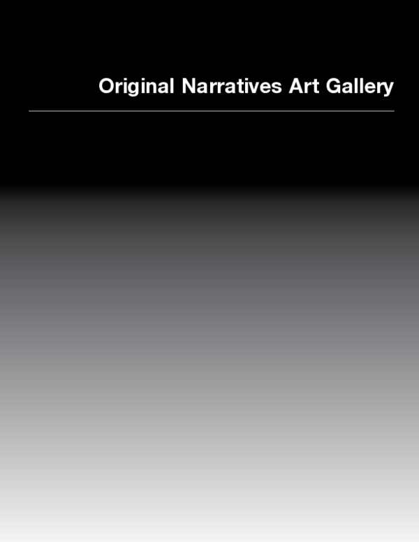 (PDF) Original Narratives Art Gallery: Introduction | Andres Burbano ...