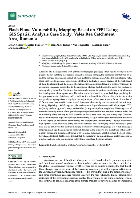 (PDF) Flash Flood Vulnerability Mapping Based on FFPI Using GIS Spatial Analysis Case Study ...