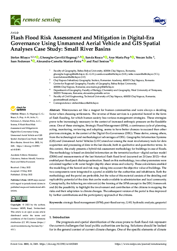(PDF) Flash Flood Risk Assessment and Mitigation in Digital-Era Governance Using Unmanned Aerial ...