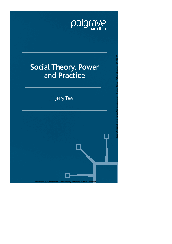 (PDF) Social Theory, Power and Practice
