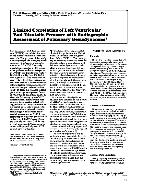 (PDF) Limited correlation of left ventricular end-diastolic pressure ...