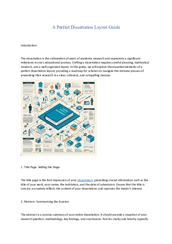(DOC) A Perfect Dissertation Layout Guide