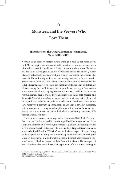 (PDF) Monstrous Forms: Monsters, and the Viewers Who Love Them [on American Horror Story, The ...