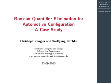 (PDF) Boolean Quantifier Elimination for Automotive Configuration – A ...