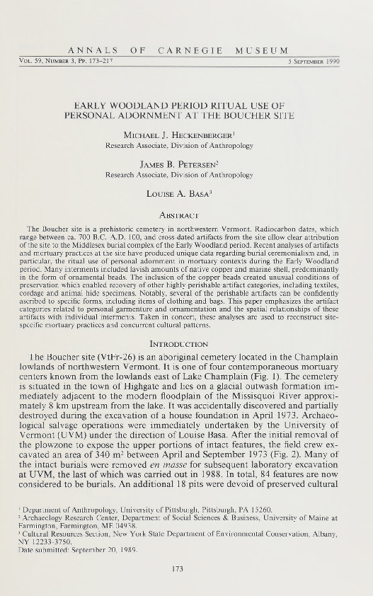 (PDF) Early Woodland period ritual use of personal adornment at the ...