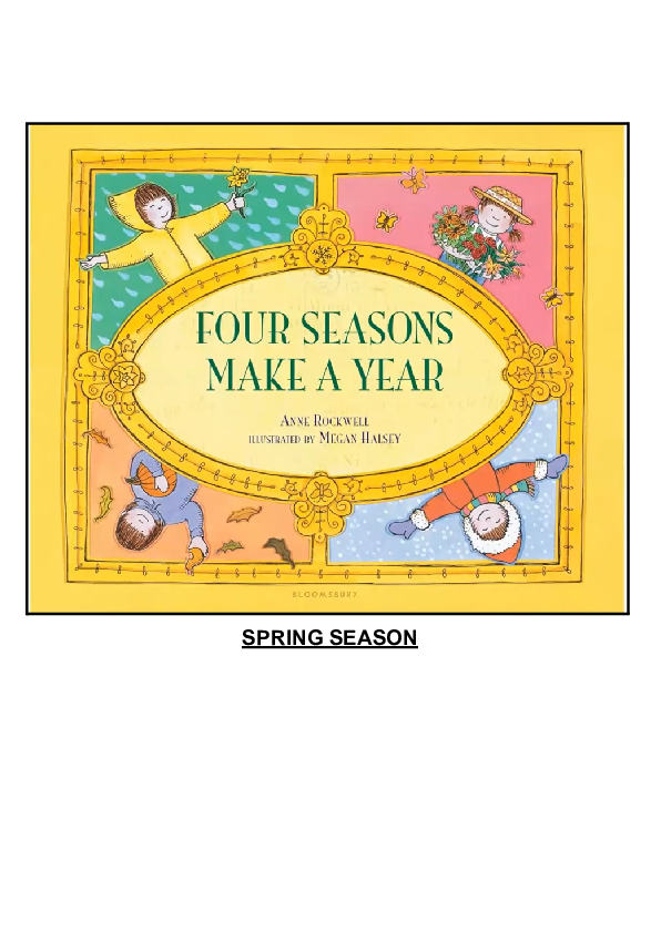 (PDF) Sequencia Didatica: Anne Rockwell's "Four seasons make a year ...