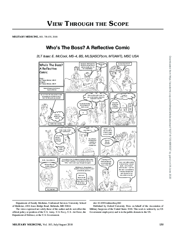 (PDF) Who’s The Boss? A Reflective Comic