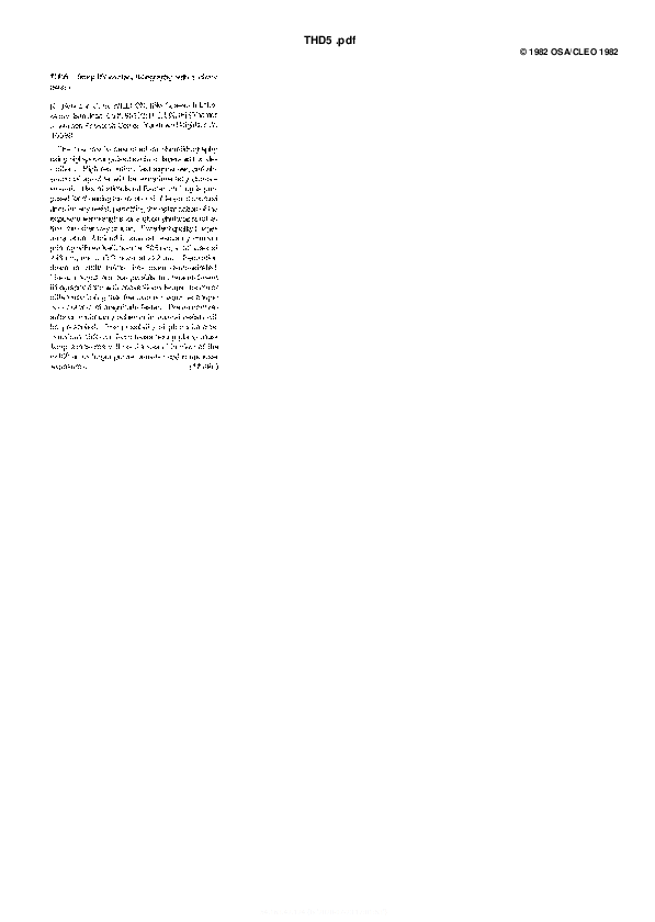 (PDF) Deep UV contact lithography with excimer lasers