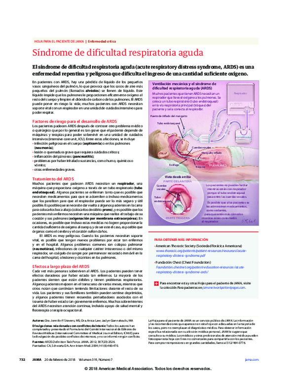 (PDF) Síndrome de dificultad respiratoria aguda