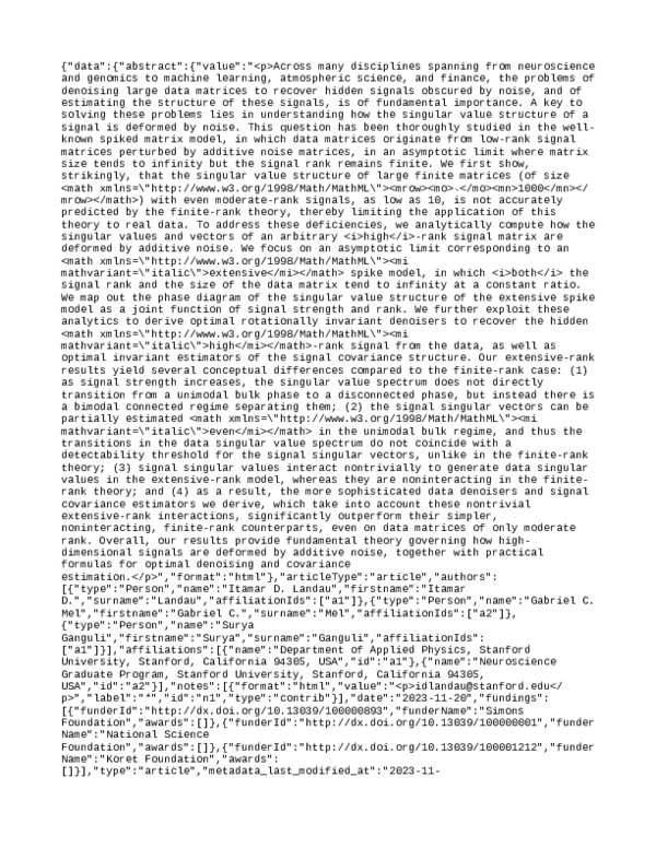 Singular vectors of sums of rectangular random matrices and optimal estimation of high-rank ...