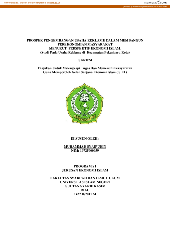 (PDF) PROSPEK PENGEMBANGAN USAHA REKLAME DALAM MEMBANGUN PEREKONOMIAN ...