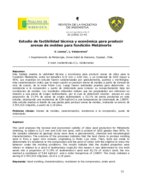 (PDF) Estudio de Factibilidad Técnica y Económica para la Creación, Operación y Sostenimiento de ...
