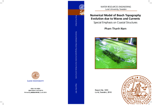 (PDF) Numerical Model of Beach Topography Evolution due to Waves and ...
