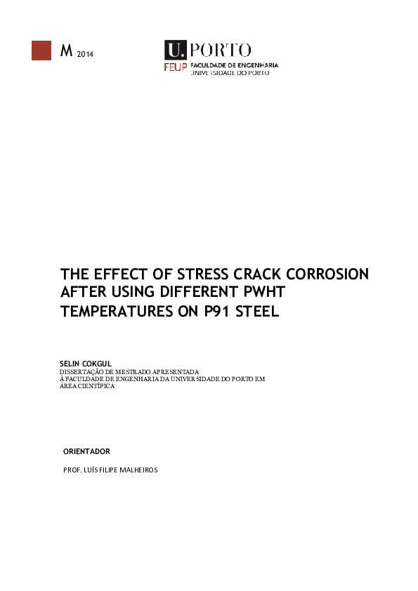 (PDF) The effect of stress crack corrosion after using different PWHT ...