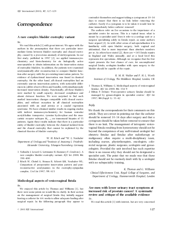 (PDF) A rare complex bladder exstrophy variant