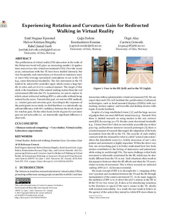 (PDF) Experiencing Rotation and Curvature Gain for Redirected Walking ...