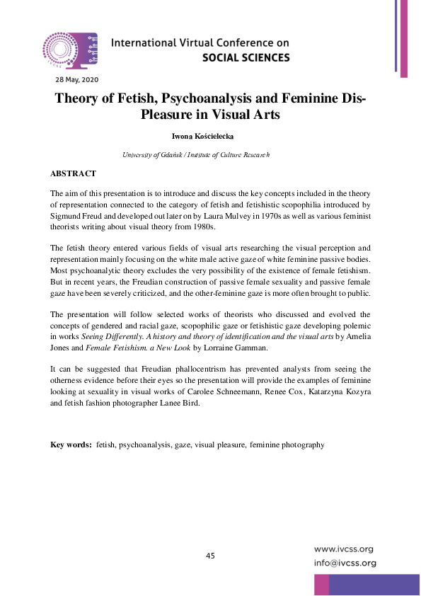 (PDF) Theory of Fetish, Psychoanalysis and Feminine Dis-Pleasure in ...