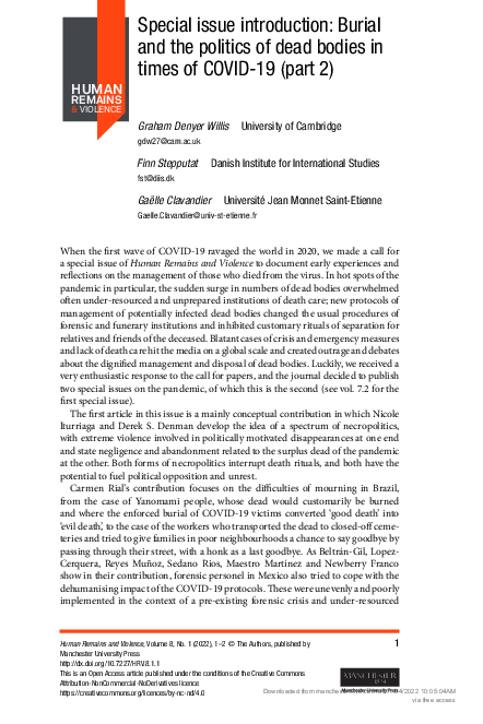 (PDF) Special issue introduction