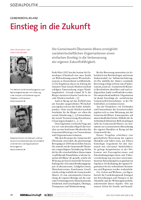 (PDF) Einstieg in die Zukunft