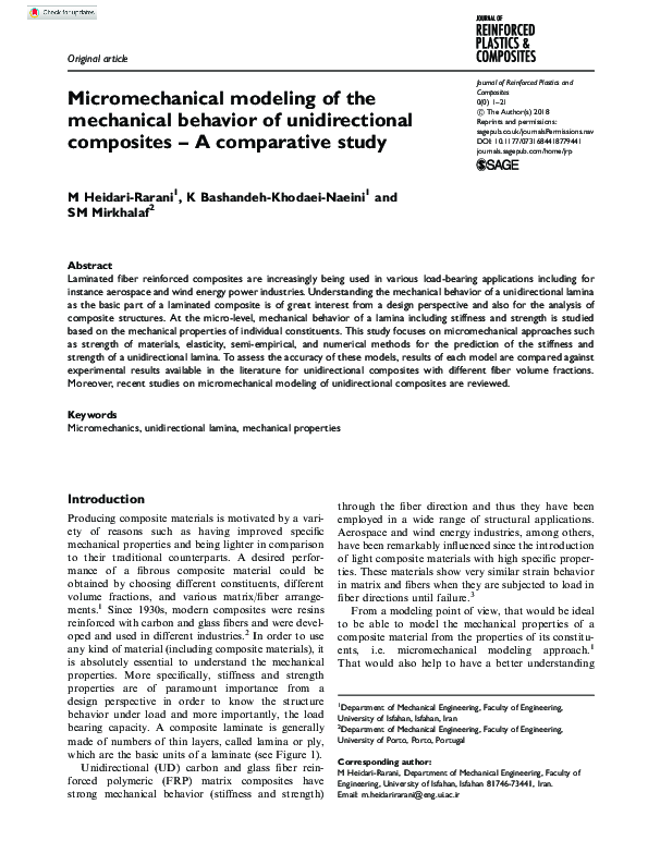 (PDF) Micromechanical modeling of mechanical behavior of Ti–6Al–4V/TiB ...