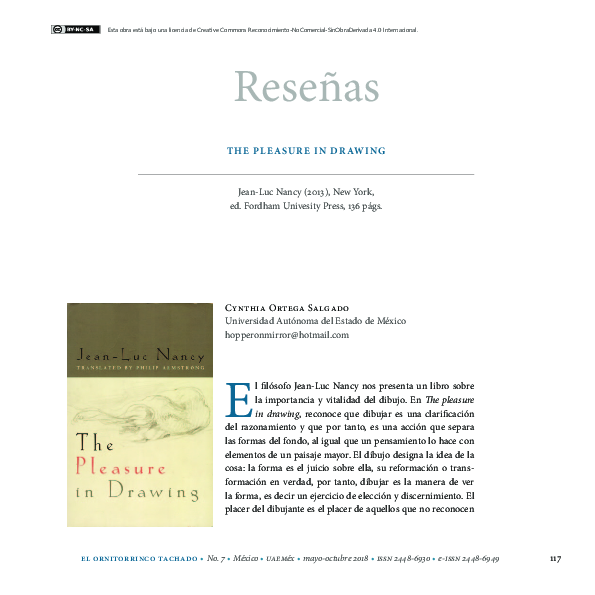 (PDF) The pleasure in drawing