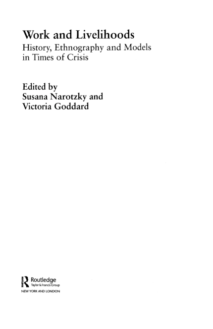 (PDF) Work and Livelihoods