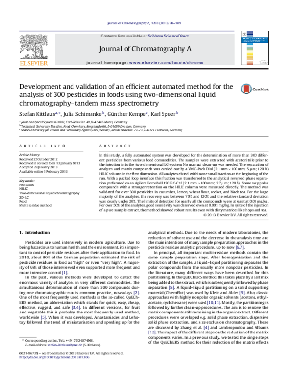 (PDF) Development and validation of an efficient automated method for the analysis of 300 ...