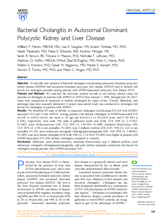 (PDF) Bacterial Cholangitis in Autosomal Dominant Polycystic Kidney and Liver Disease